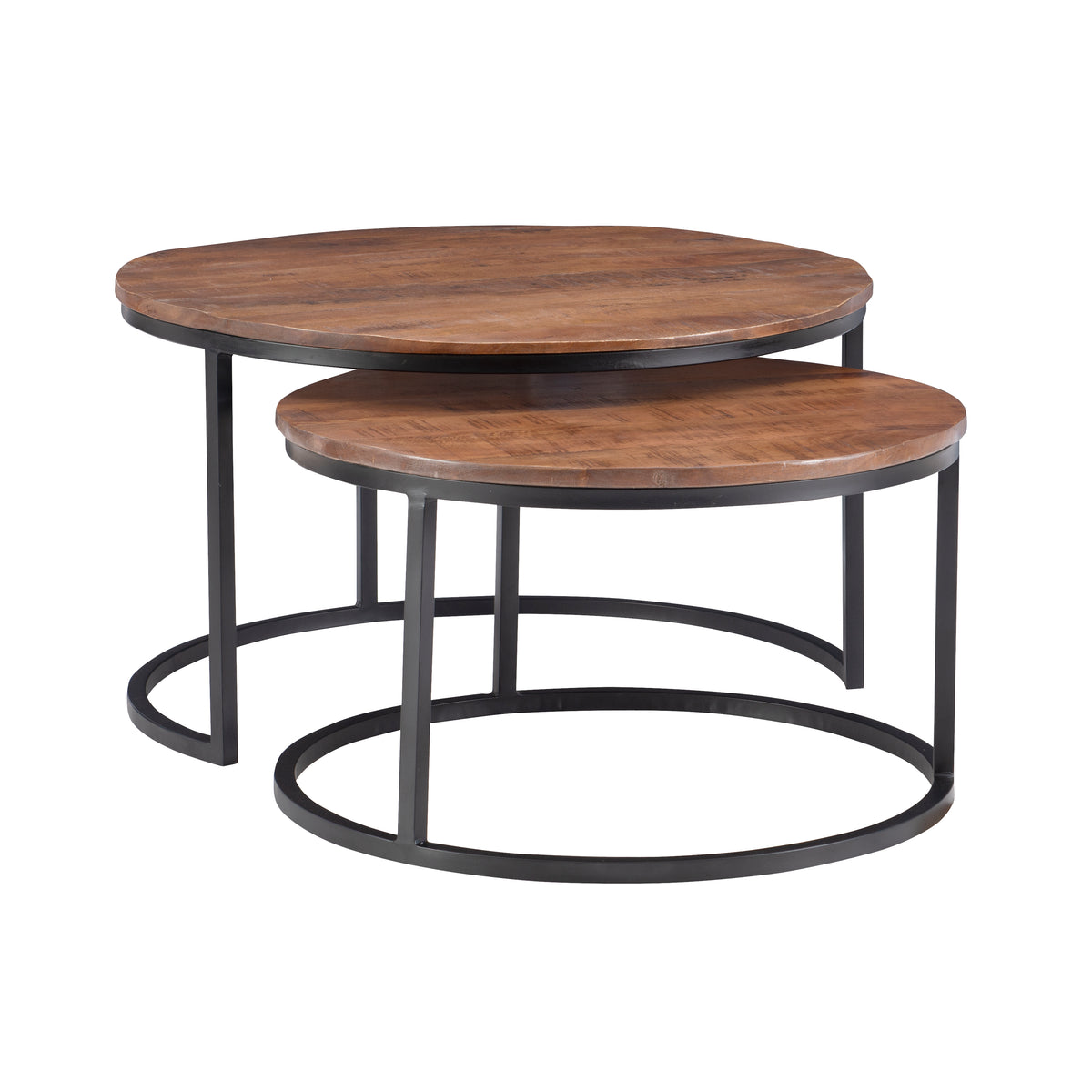 Wynter Brown Nesting Coffee Tables – Linon Home & Design LLC