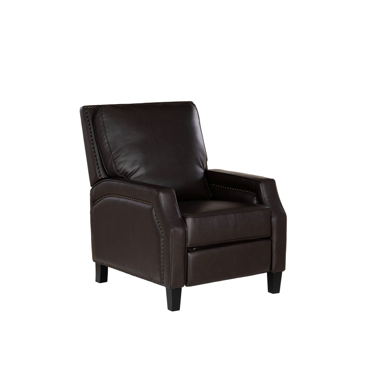 Portico Faux Leather Push Back Recliner – Linon Home & Design LLC