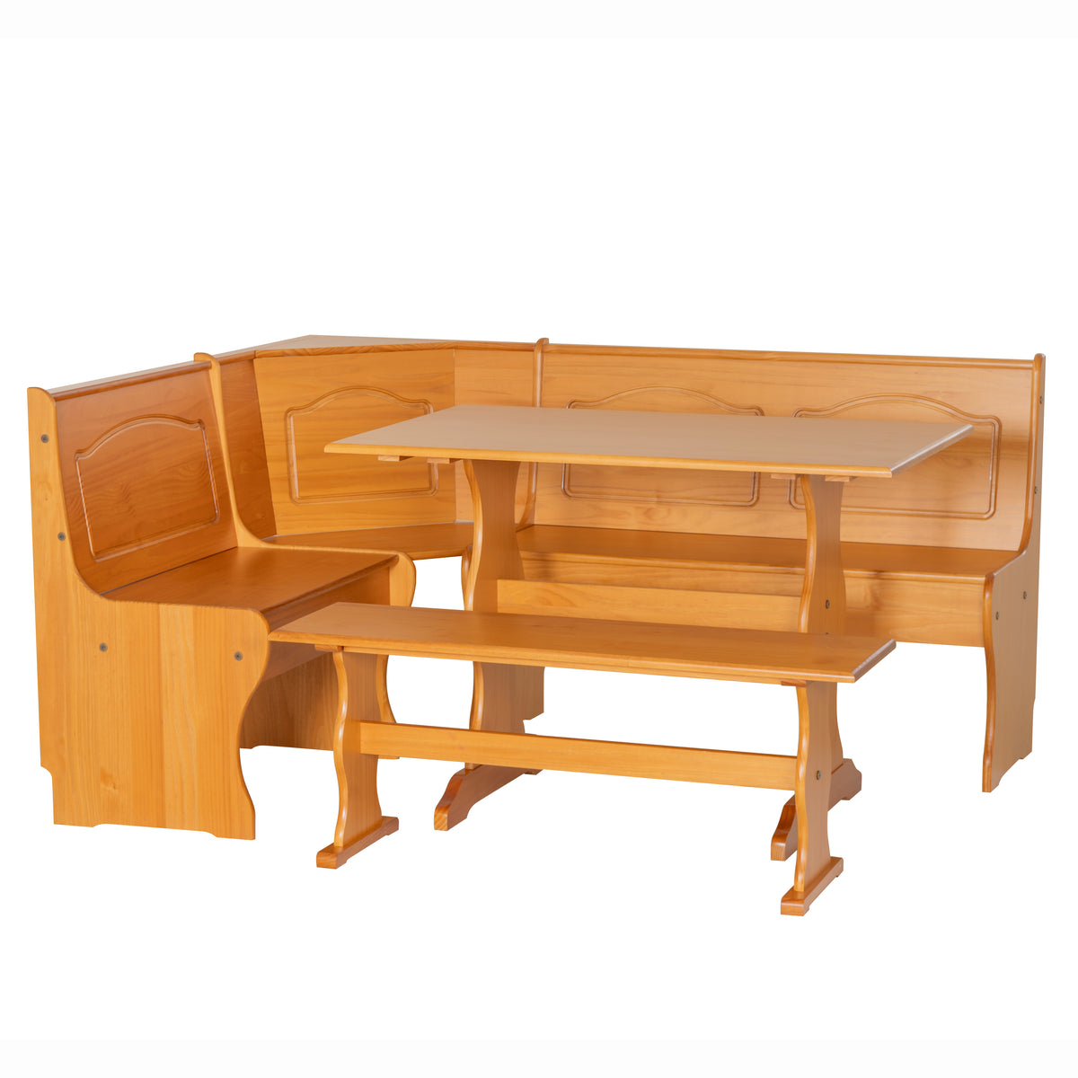 Chelsea Natural Corner Nook Set – Linon Home & Design LLC